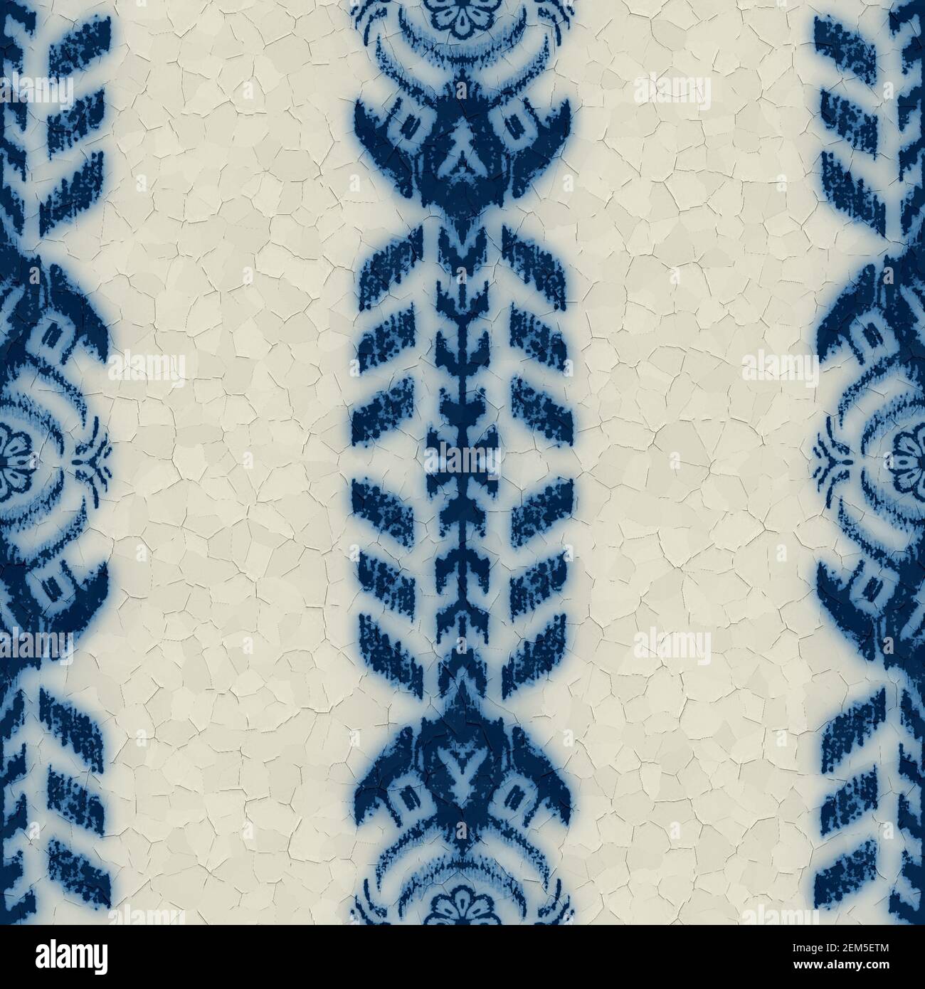 Seamless cracked blue and white ceramic design Stock Photo - Alamy