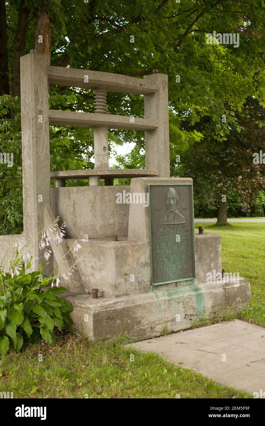 Cheese press monument hi-res stock photography and images - Alamy