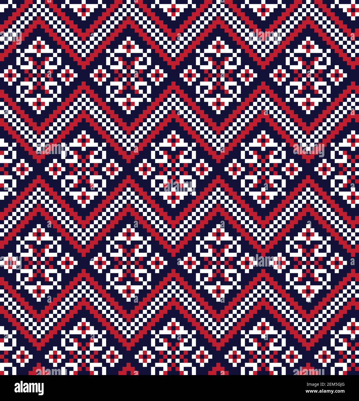Christmas fair isle pattern background for fashion textiles, knitwear ...