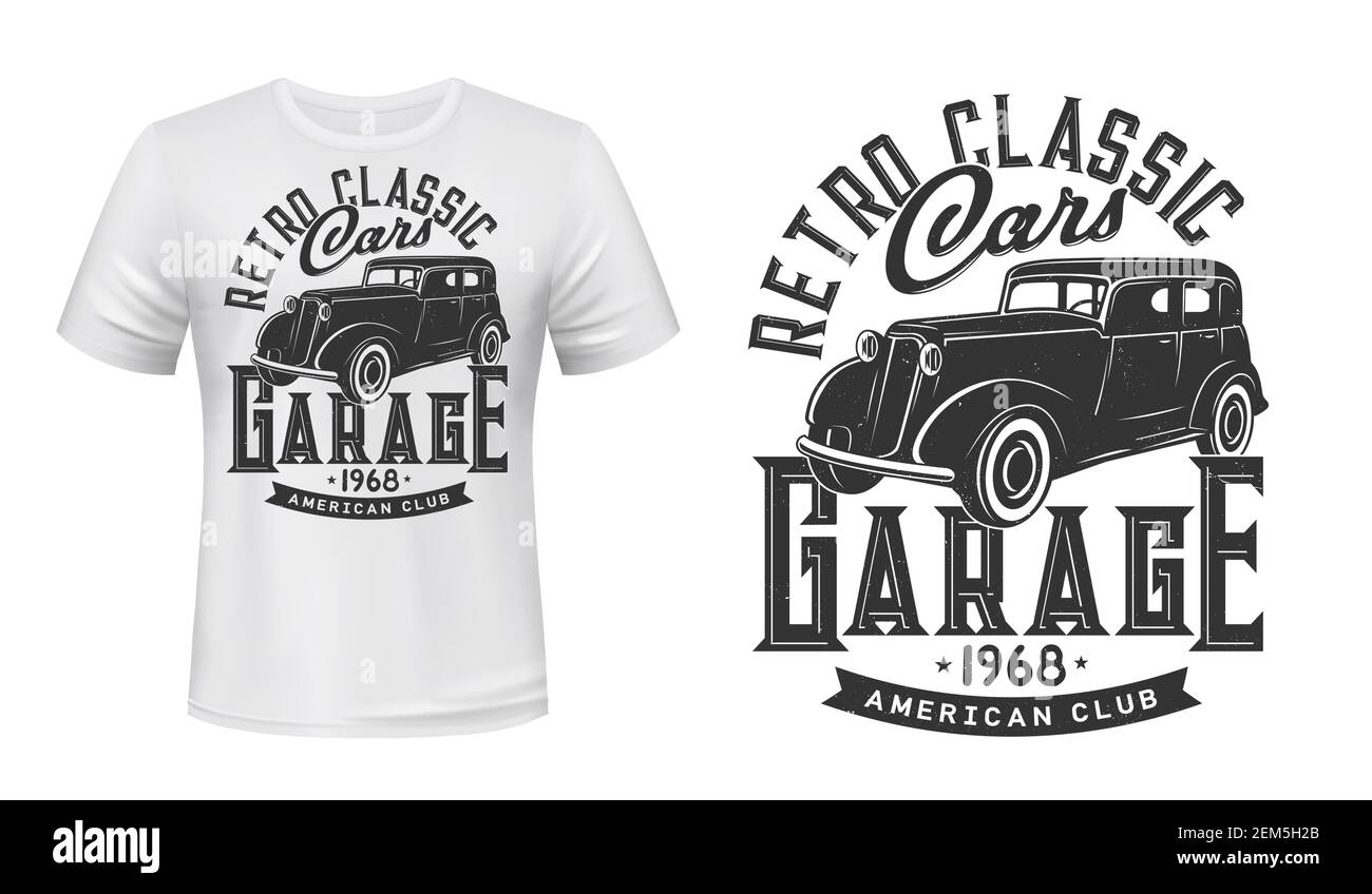 Vintage cars garage Cut Out Stock Images & Pictures - Alamy