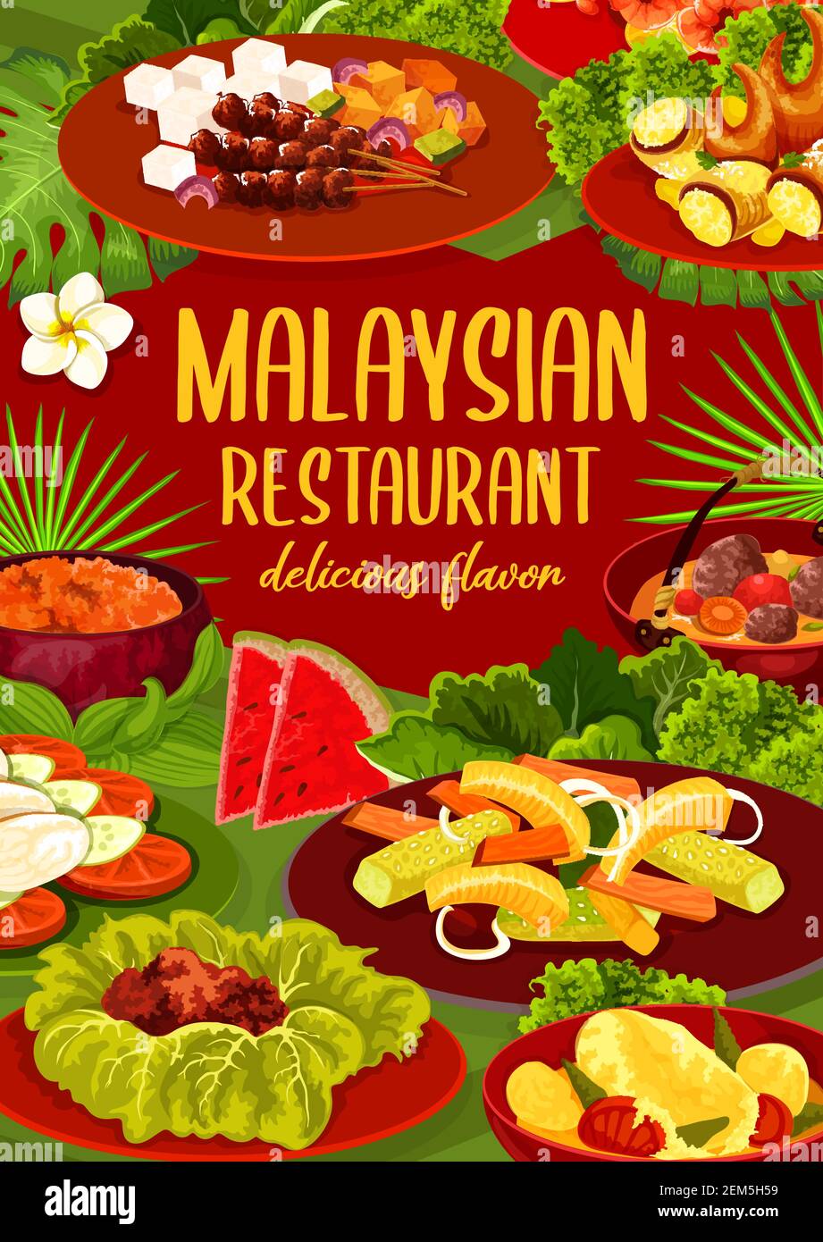 Curry leaf kale Stock Vector Images - Alamy