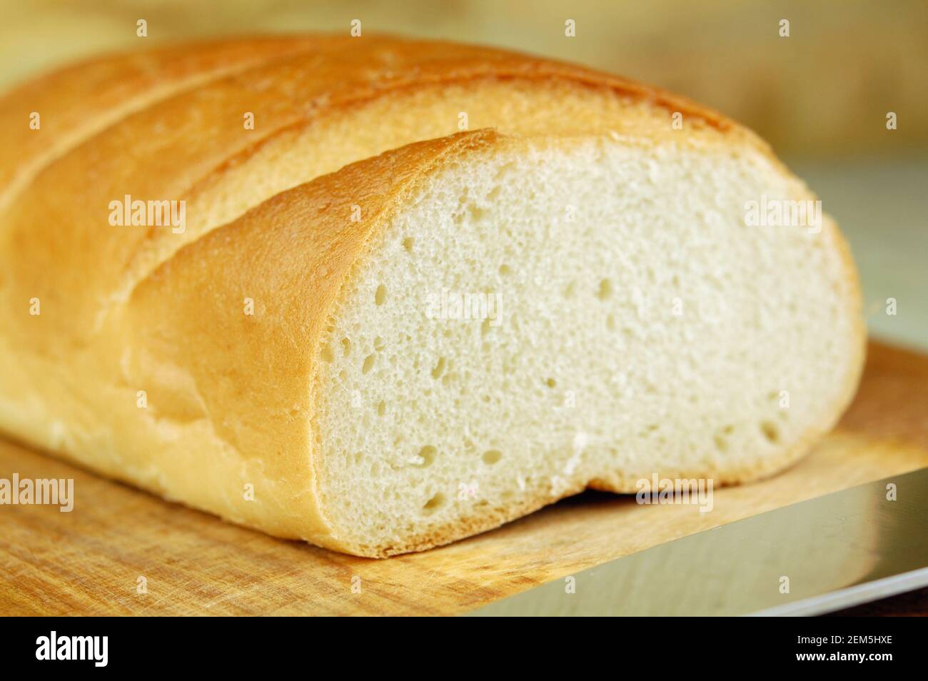 Fresh long loaf texture hi-res stock photography and images - Alamy