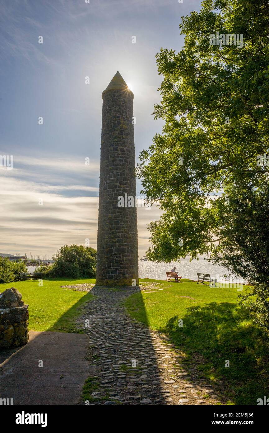 Largs pencil monument hi-res stock photography and images - Alamy