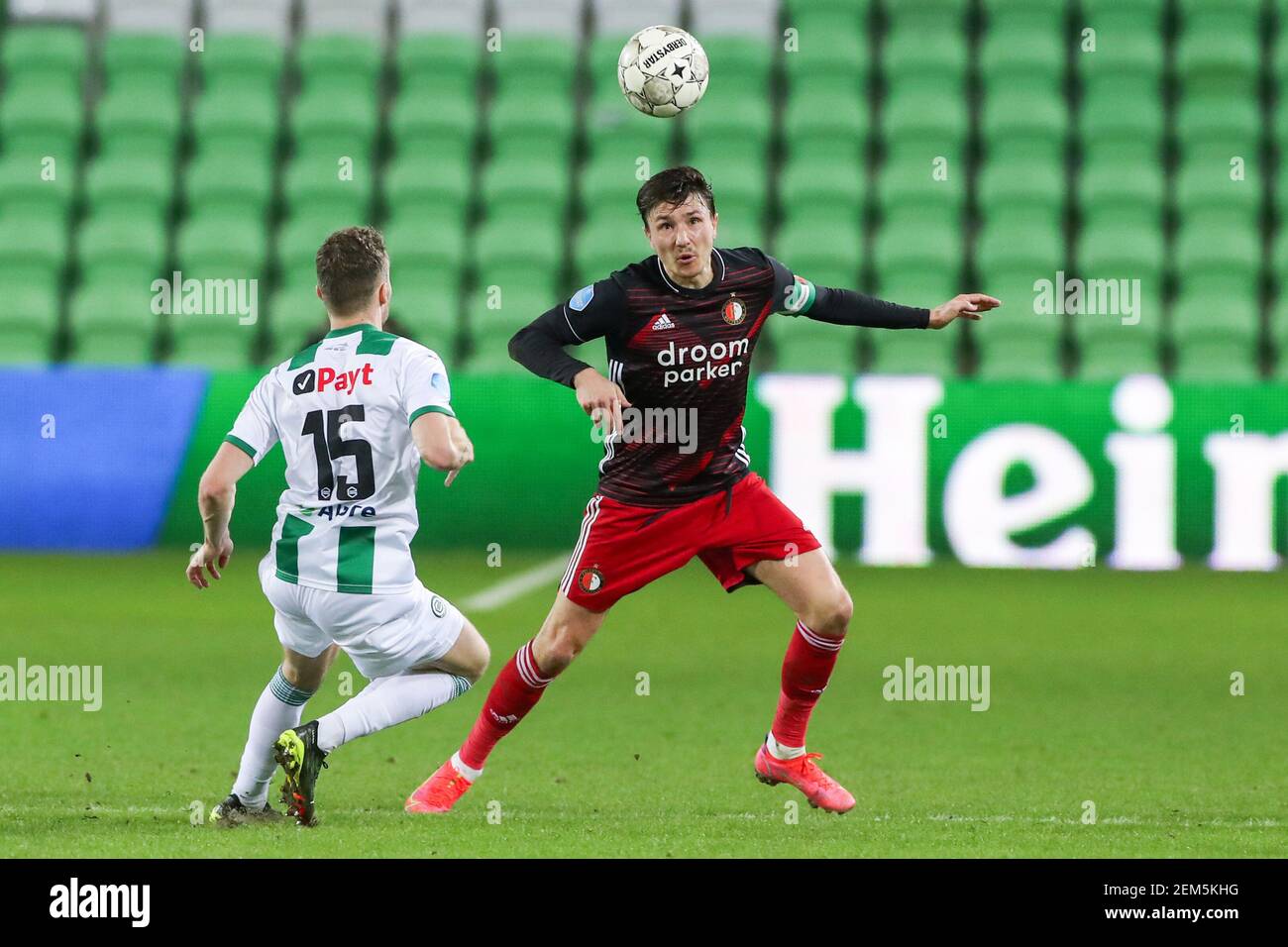 GRONINGEN, NETHERLANDS - FEBRUARY 24: Gabriel Gudmundsson of FC ...