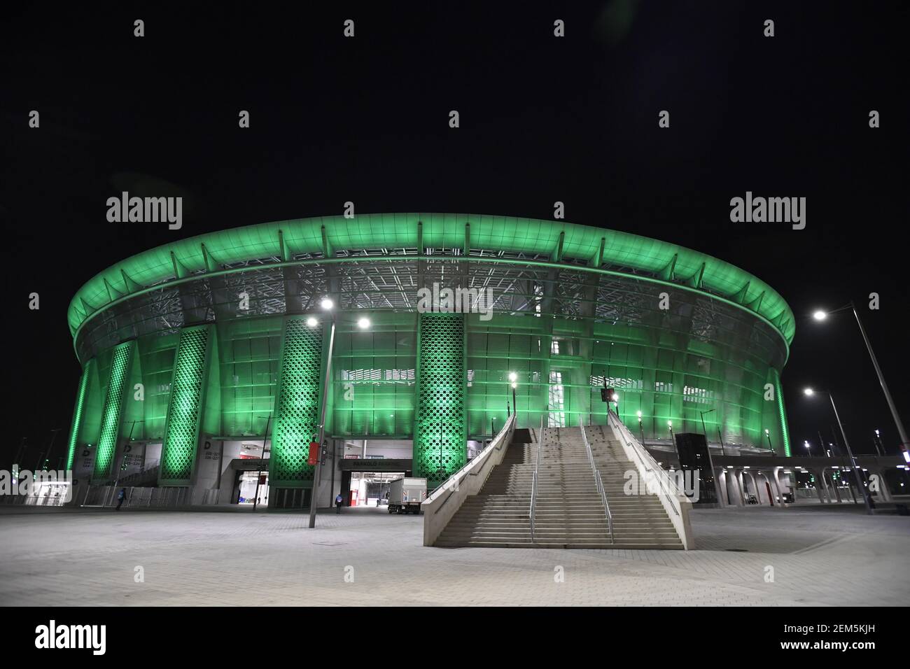A general view of Puskas Arena, Budapest. Picture date: Wednesday ...
