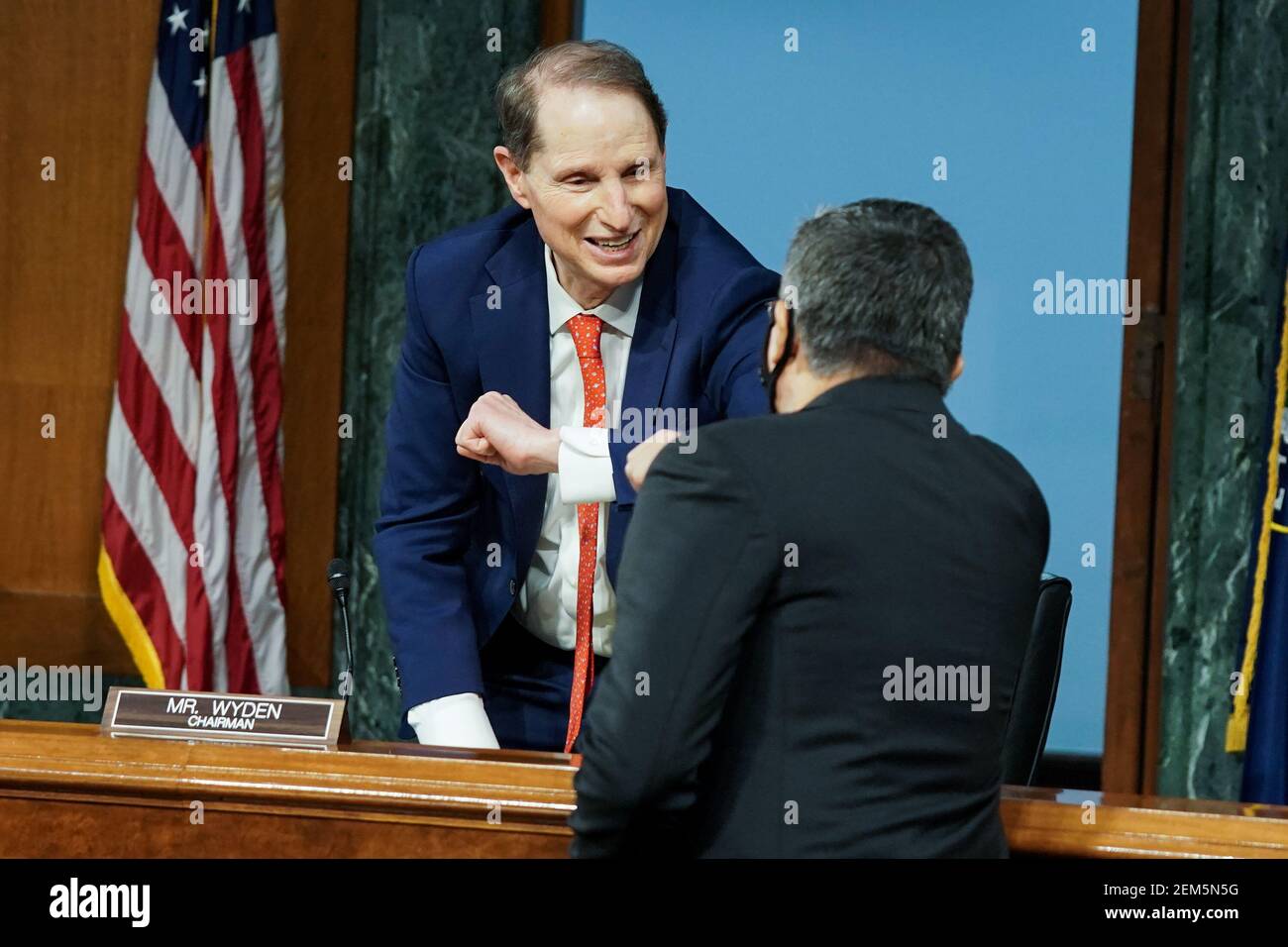Washington, USA. 24th Feb, 2021. Senate Finance Committee Chairman Ron ...