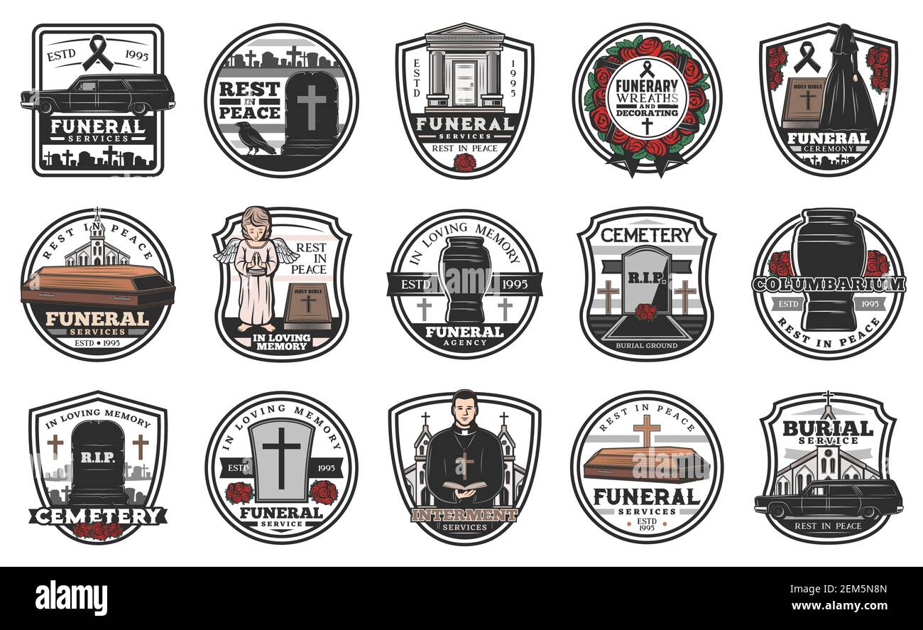 Columbarium cemetery urns Cut Out Stock Images & Pictures - Alamy