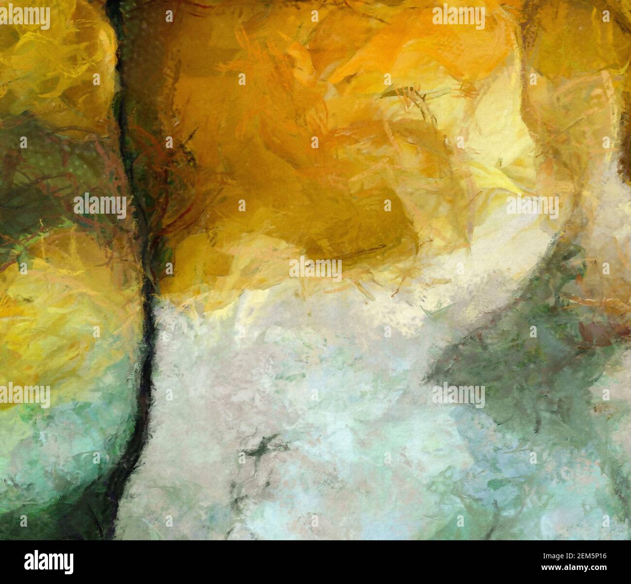 Colorful abstract painting. 3D rendering Stock Photo - Alamy