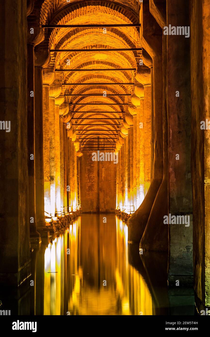 The Basilica Cistern ("Sunken Palace", or "Sunken Cistern"), is the ...