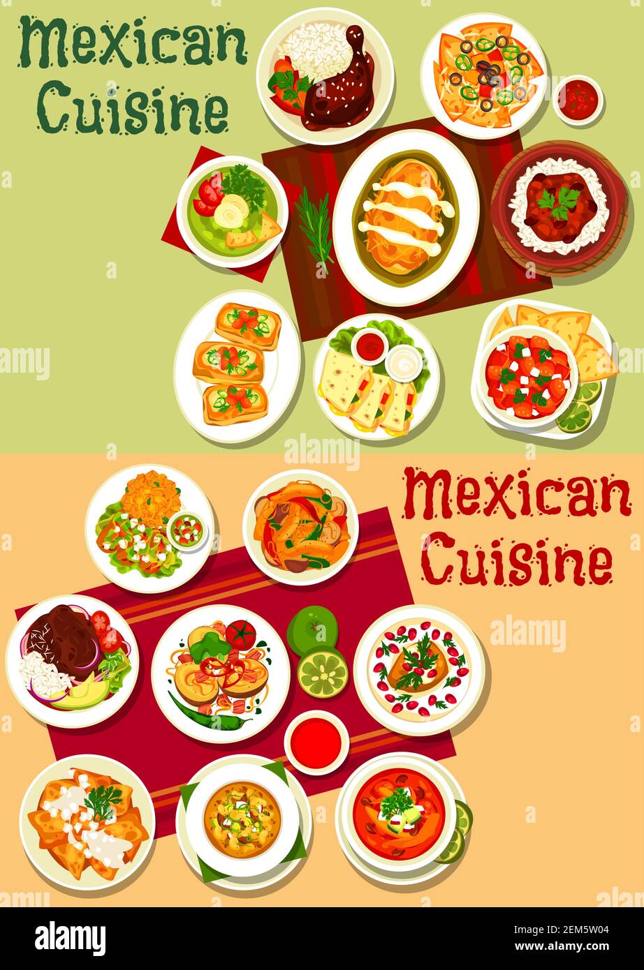 Nachos with chicken Stock Vector Images - Alamy