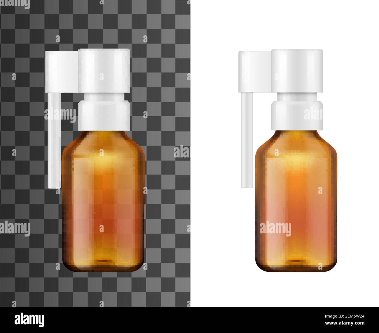 Spray pump tube glass Stock Vector Images - Alamy