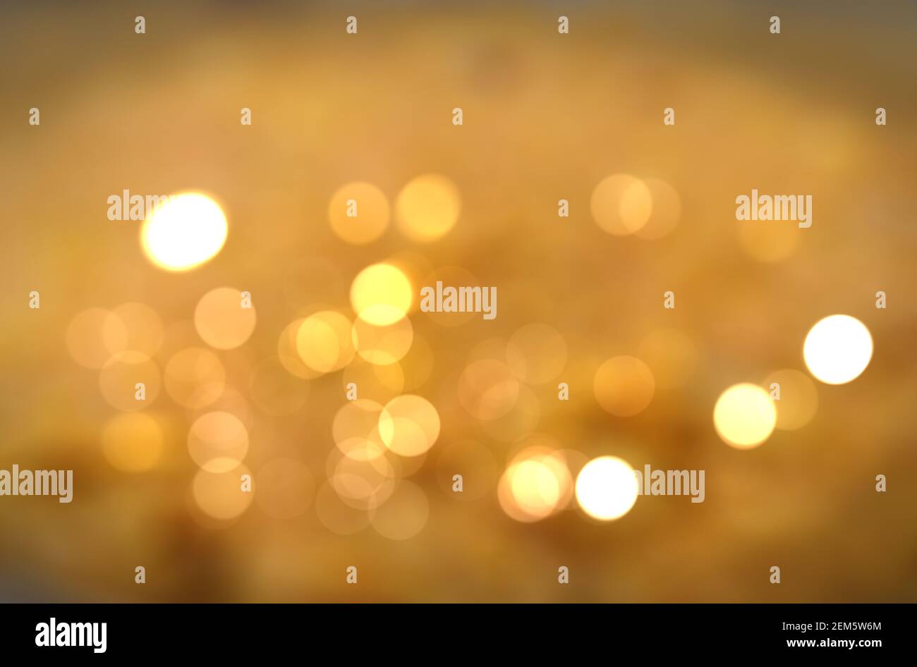 Beautiful Golden Color Bokeh Effect Stock Photo - Alamy