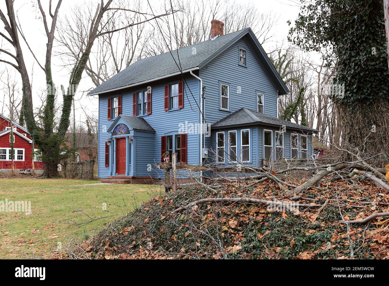 House Setauket Long Island New York Stock Photo - Alamy