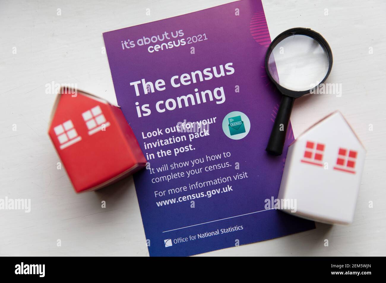 Census leaflet hi-res stock photography and images - Alamy
