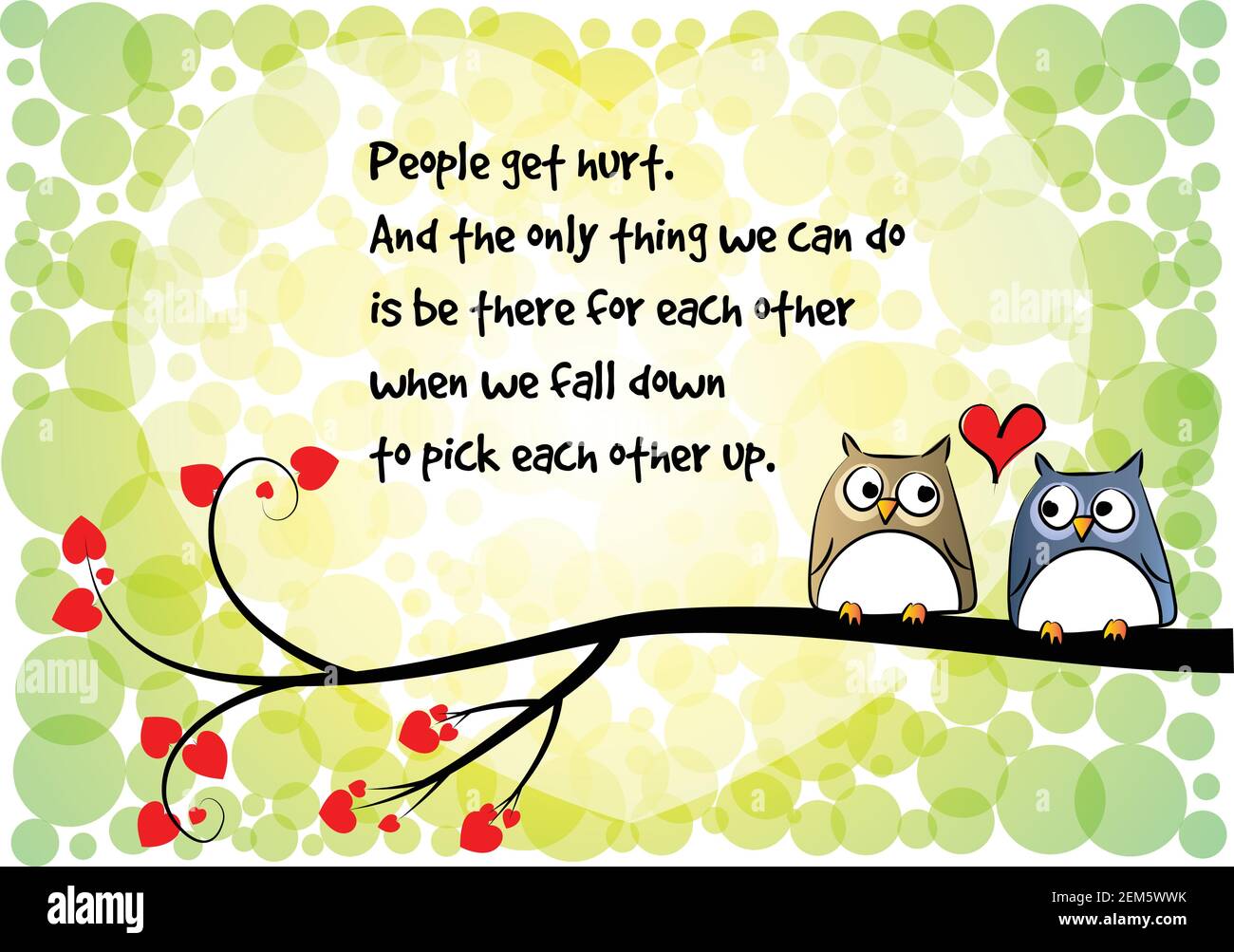 vector cartoon owls Love words Stock Vector Image & Art - Alamy