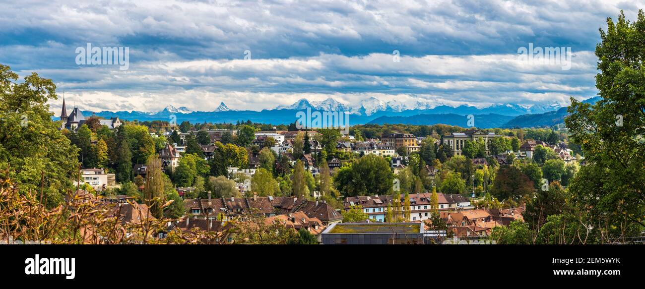 Panoramic view of Bern in a summer day in Switzerland Stock Photo - Alamy