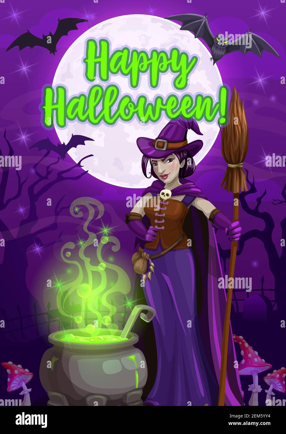 A Witch Potion Making