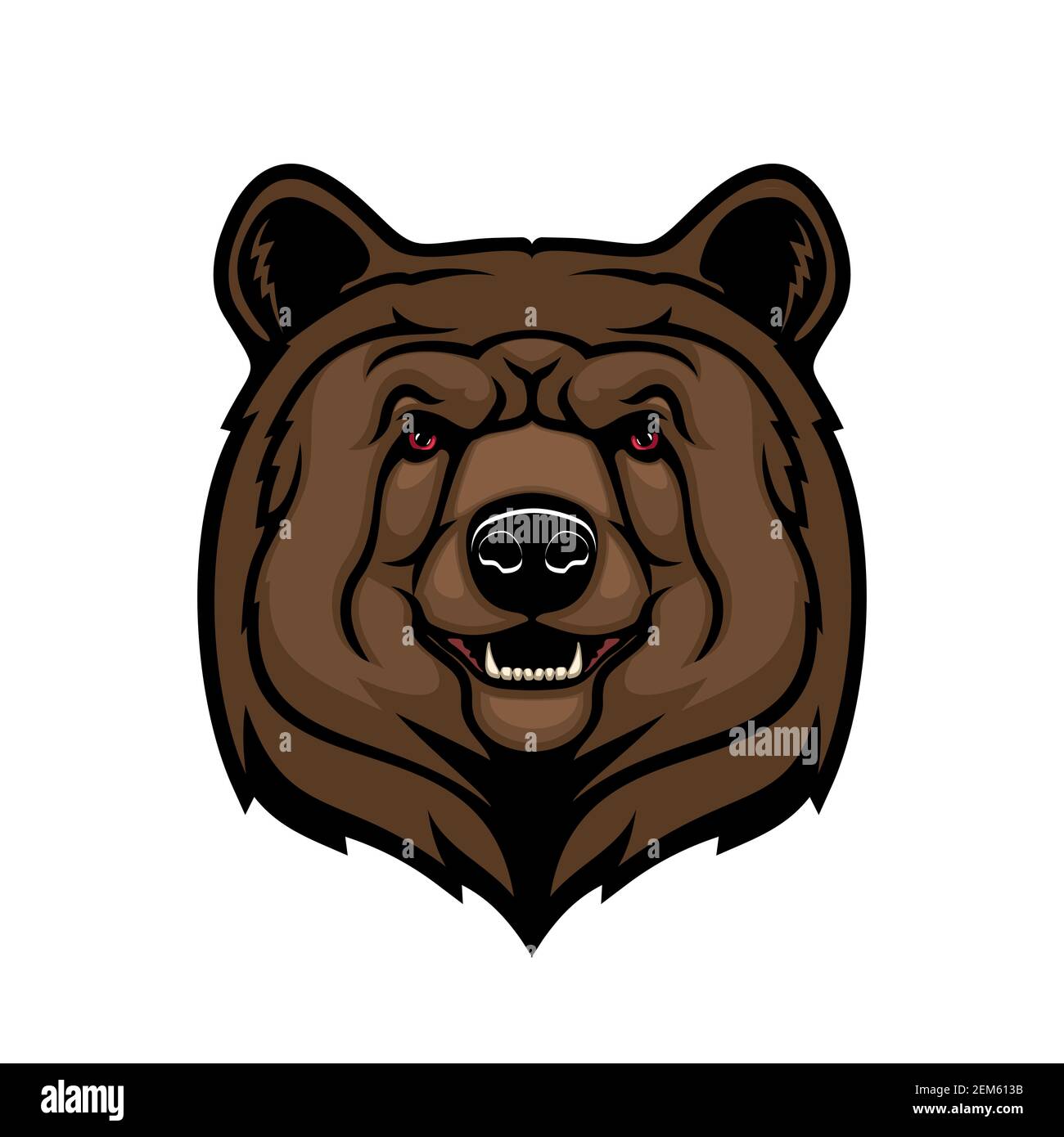 Fangs grizzly Stock Vector Images - Alamy
