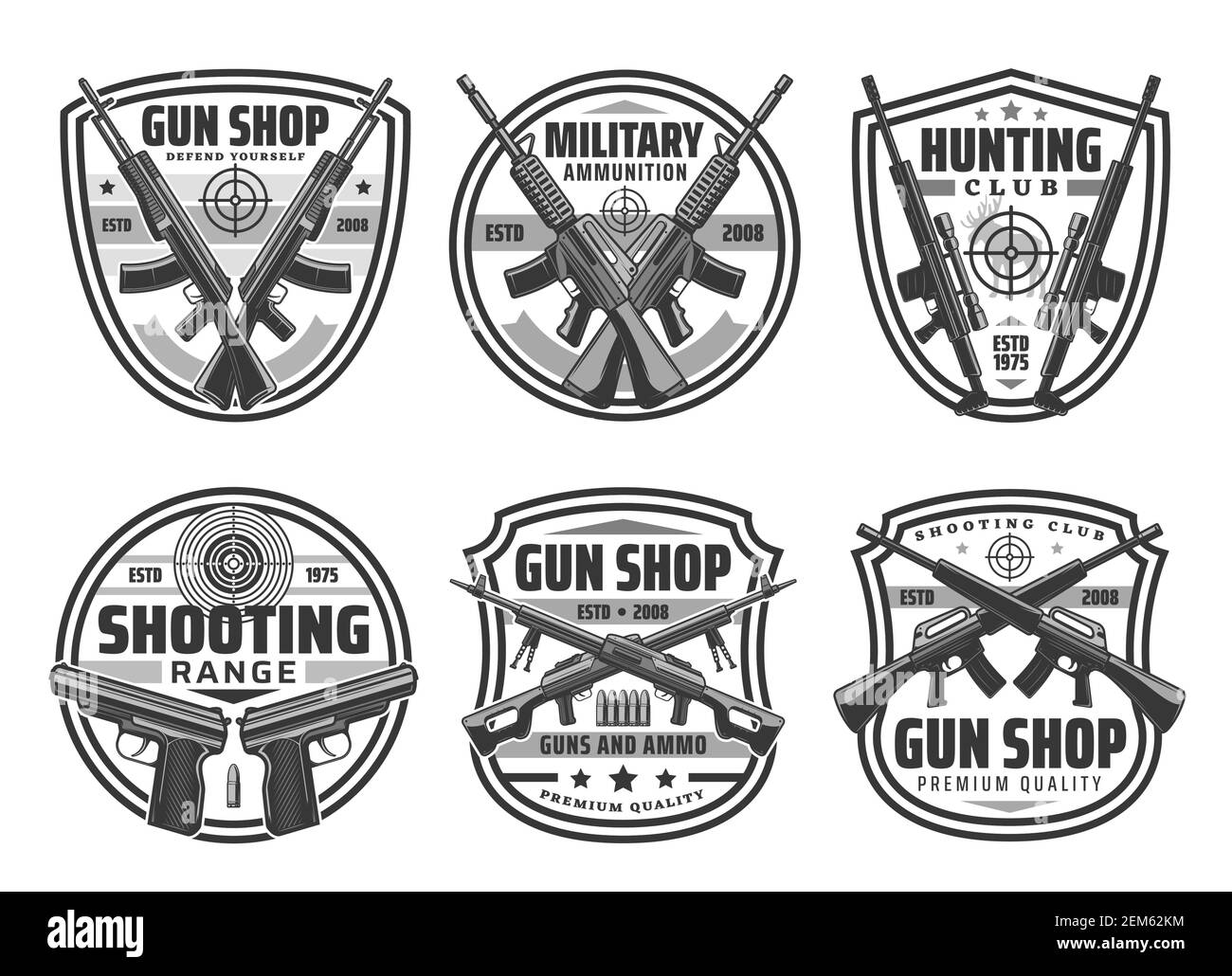 Pistols ammo Cut Out Stock Images & Pictures - Alamy
