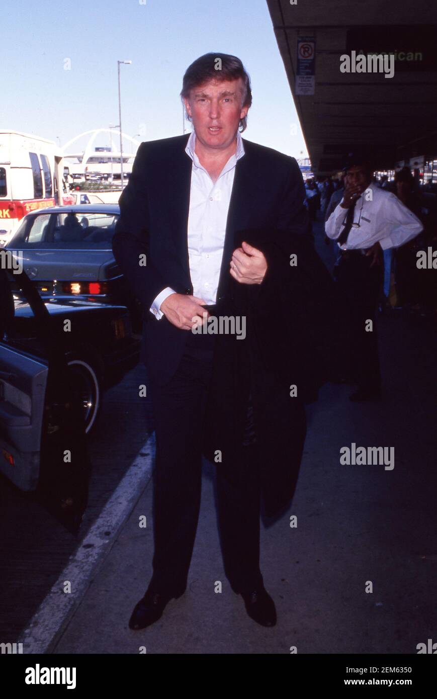 Donald Trump March 1994 at LAX Credit: Ralph Dominguez/MediaPunch Stock ...