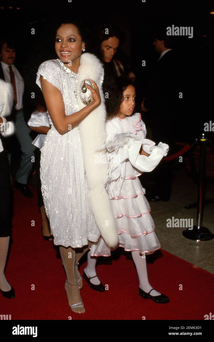 Diana Ross and daughter Chutney Ross at the Premiere of "The Last ...