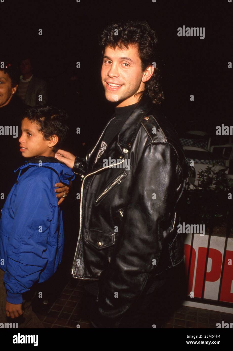 Brian Robbins attends the premiere of Working Girl on December 19, 1988 ...