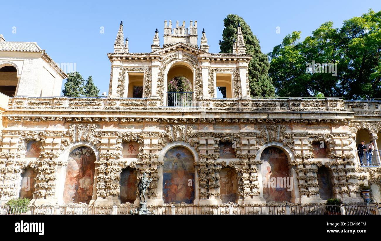Alcázar de Sevilla Stock Photo - Alamy