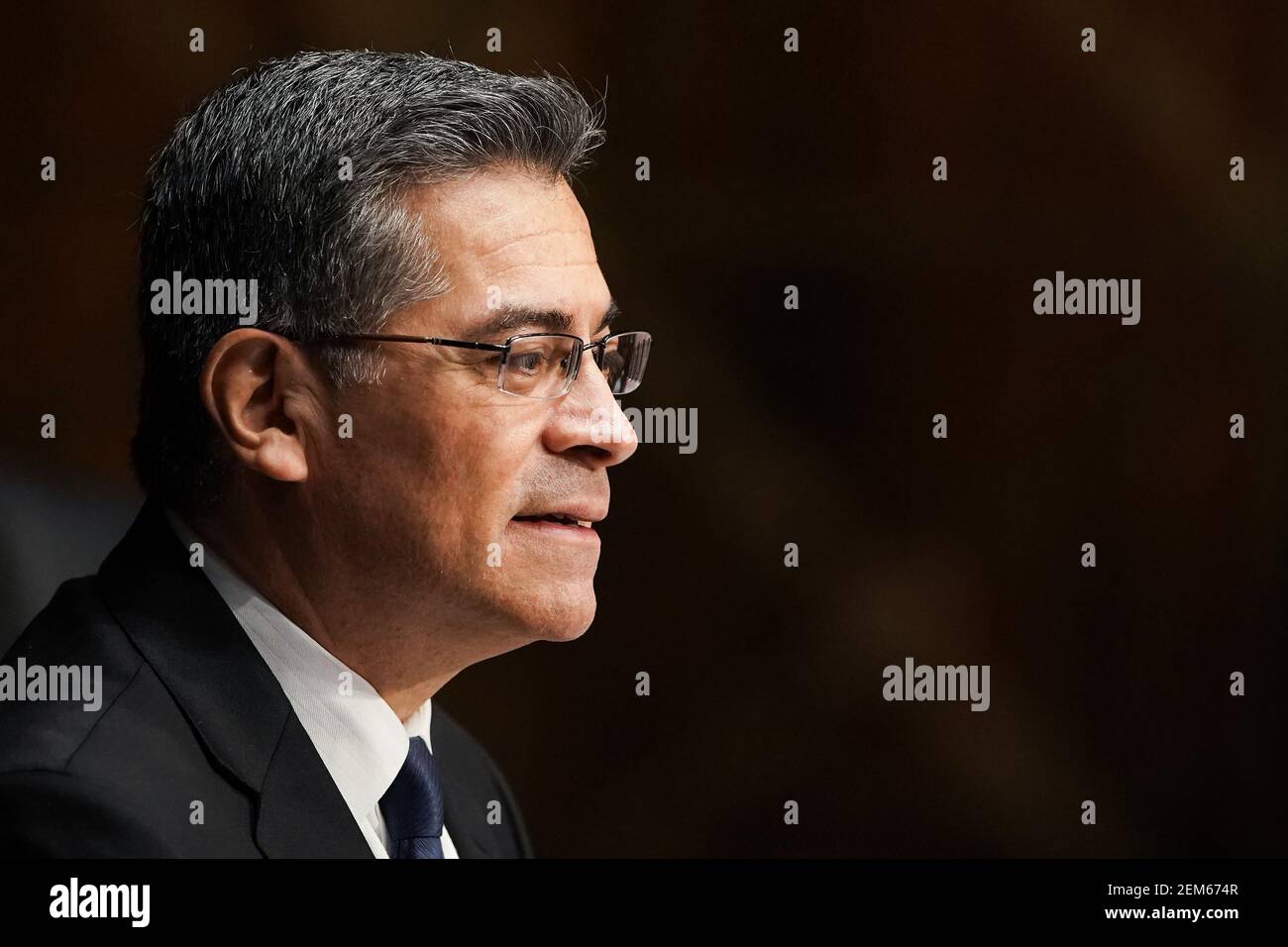 Washington, United States. 24th Feb, 2021. Xavier Becerra, nominee for ...