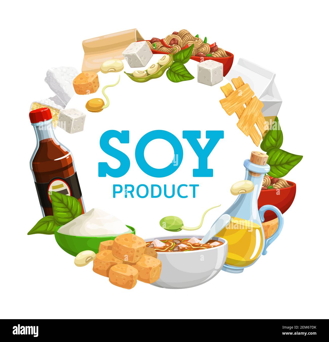 Soya spro Stock Vector Images - Alamy