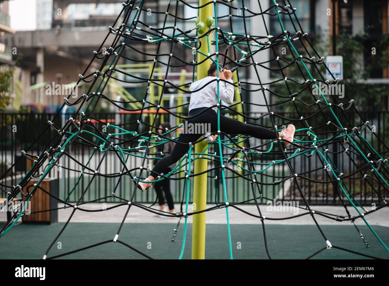 Rope pyramid hi-res stock photography and images - Alamy
