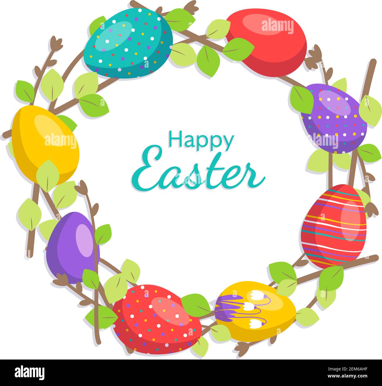 Congratulations spring easter Stock Vector Images - Alamy