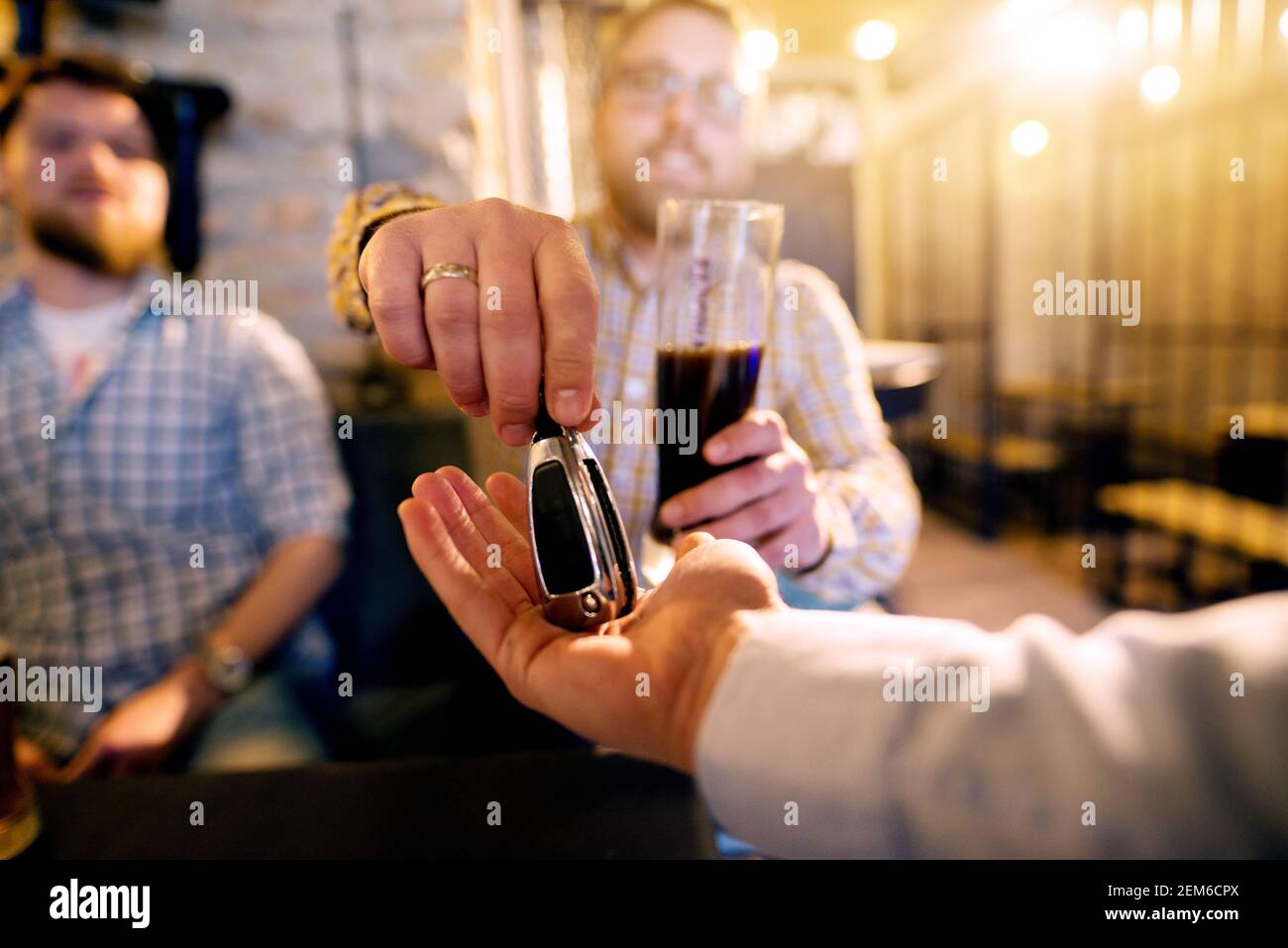 Sober man and drunk man hi-res stock photography and images - Alamy