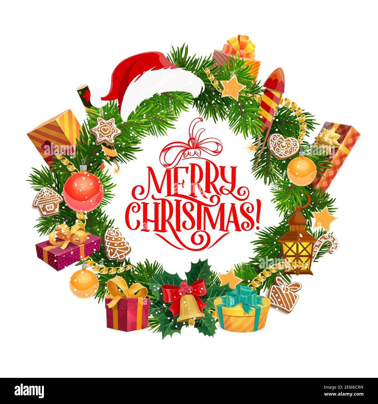 Treat wreath Stock Vector Images - Alamy