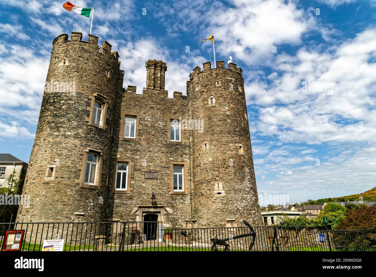 Glendalough, Ireland. 8th May, 2016. Enniscorthy Castle is a 16th ...