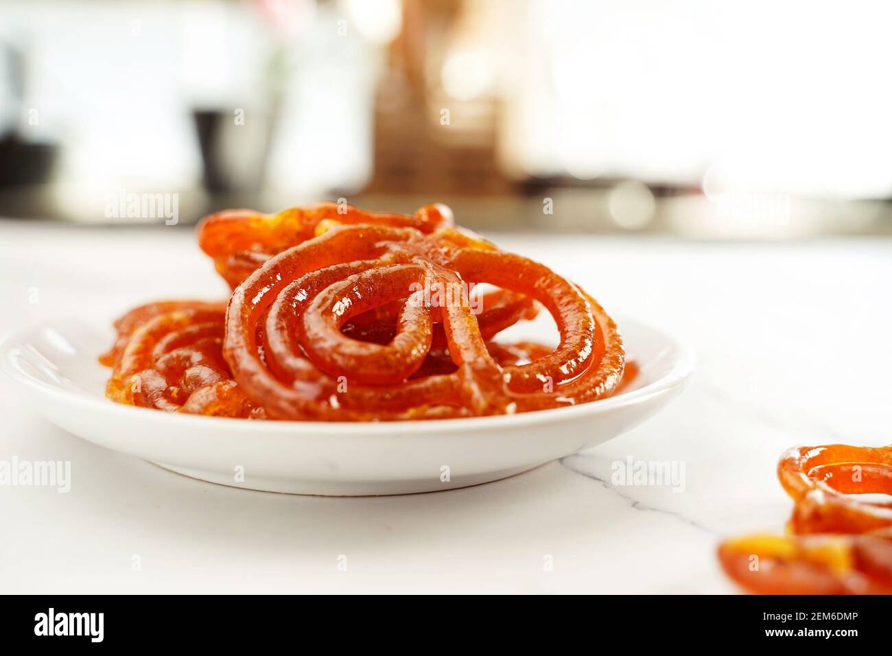 Jalebi or Jilebi Jangri - traditional Indian Diwali sweets, selective ...