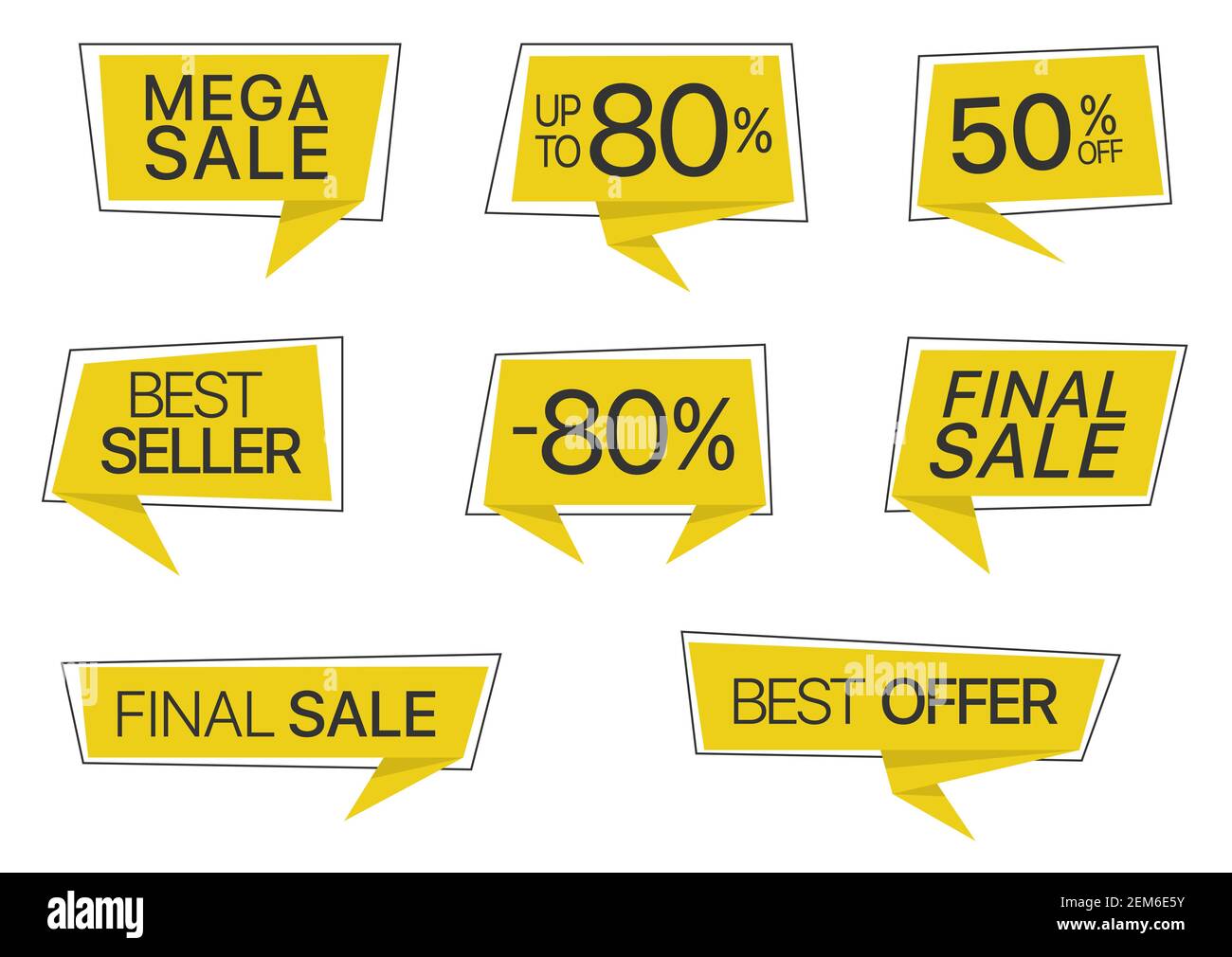 Yellow clearance sign hi-res stock photography and images - Alamy