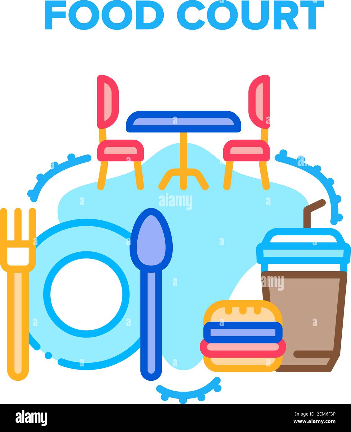 Food Court Clipart