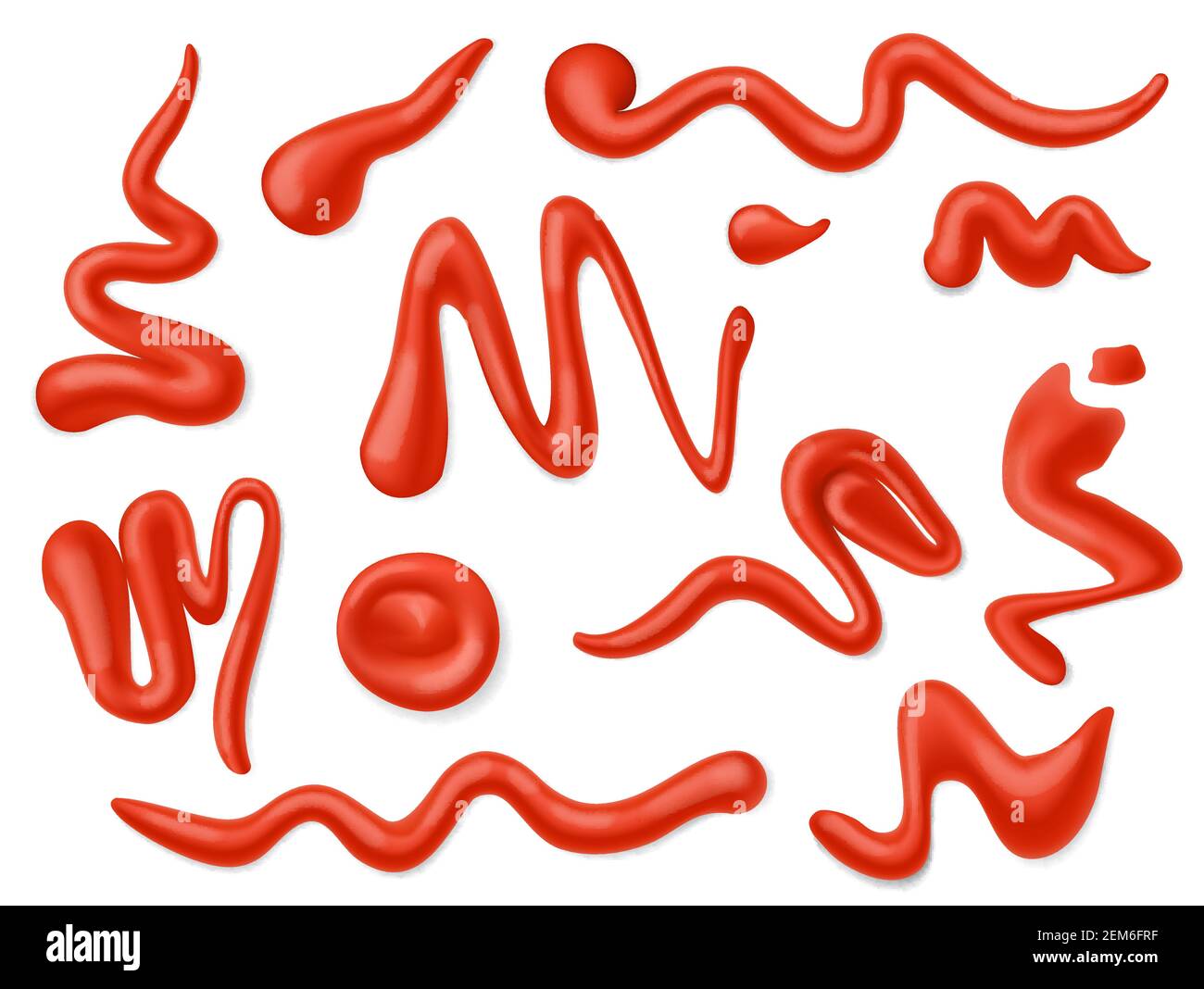 Food smears Stock Vector Images - Alamy