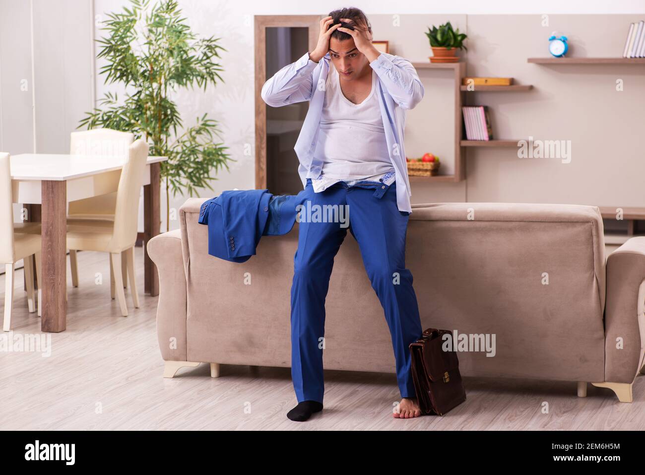 Young man getting disappointed hi-res stock photography and images - Alamy