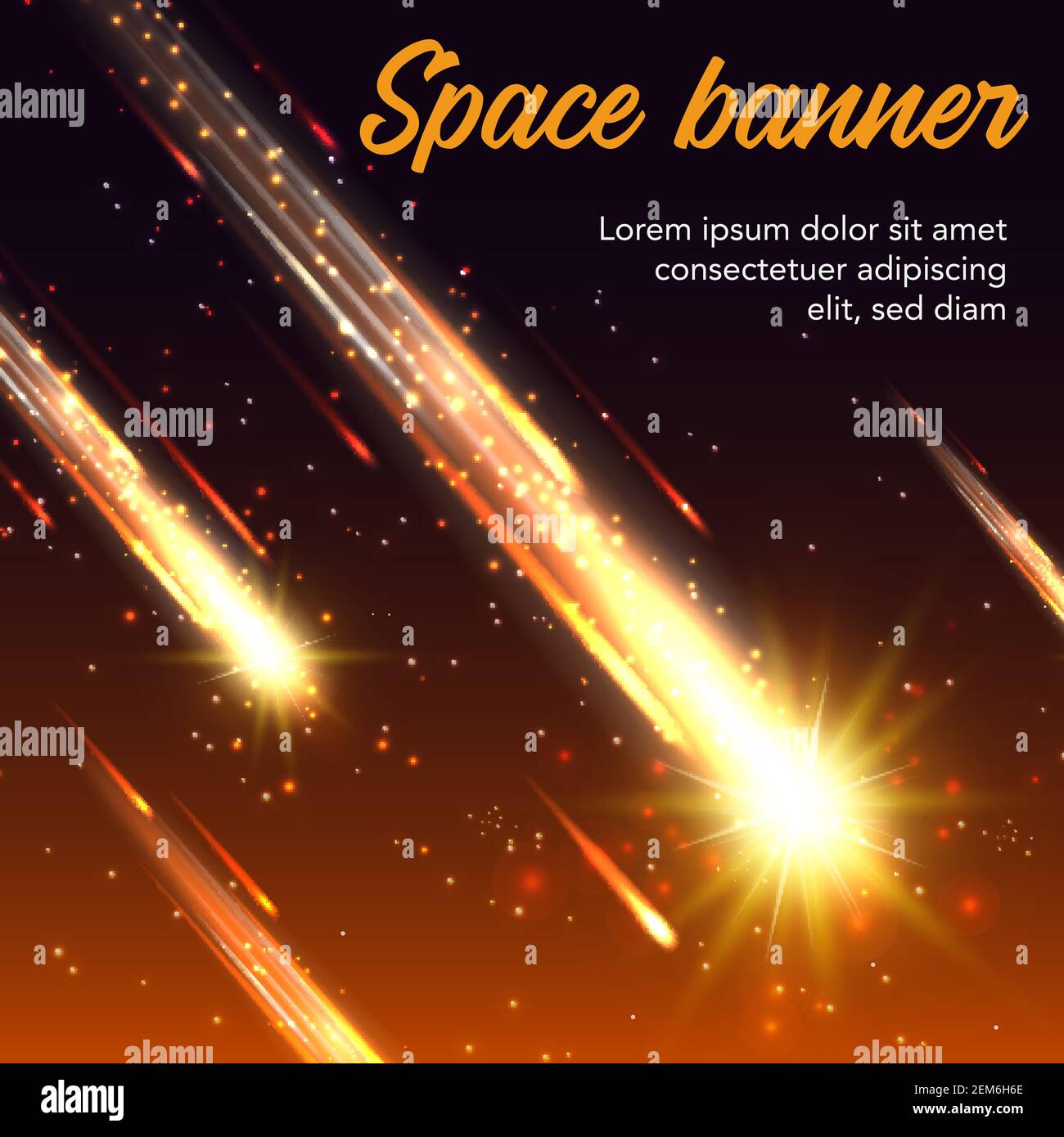 Yellow spark shower Stock Vector Images - Alamy