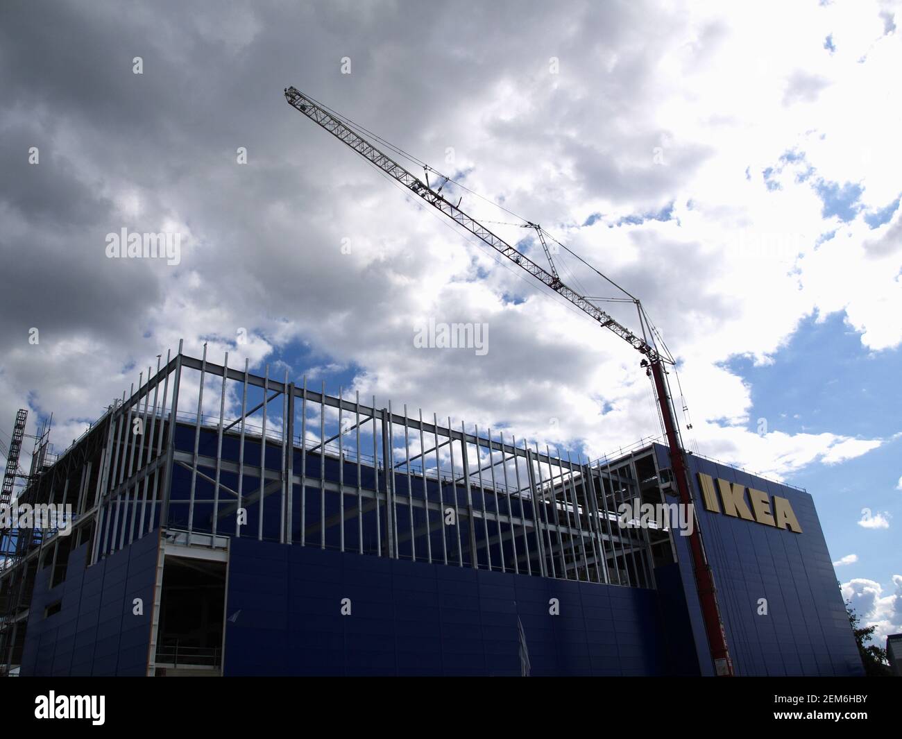 Ikea Store in West Quay Southampton under construction in 2008 Stock Photo - Alamy