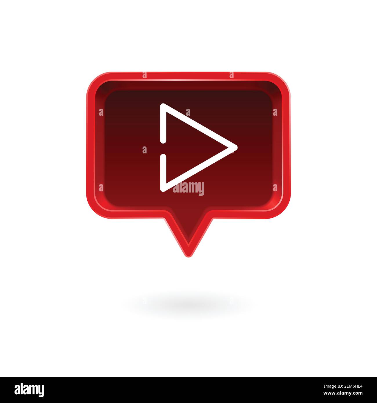 Email play Stock Vector Images - Alamy