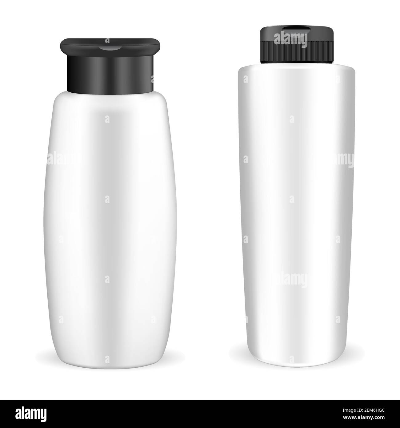 Shampoo lotion blank mockup Stock Vector Images - Alamy