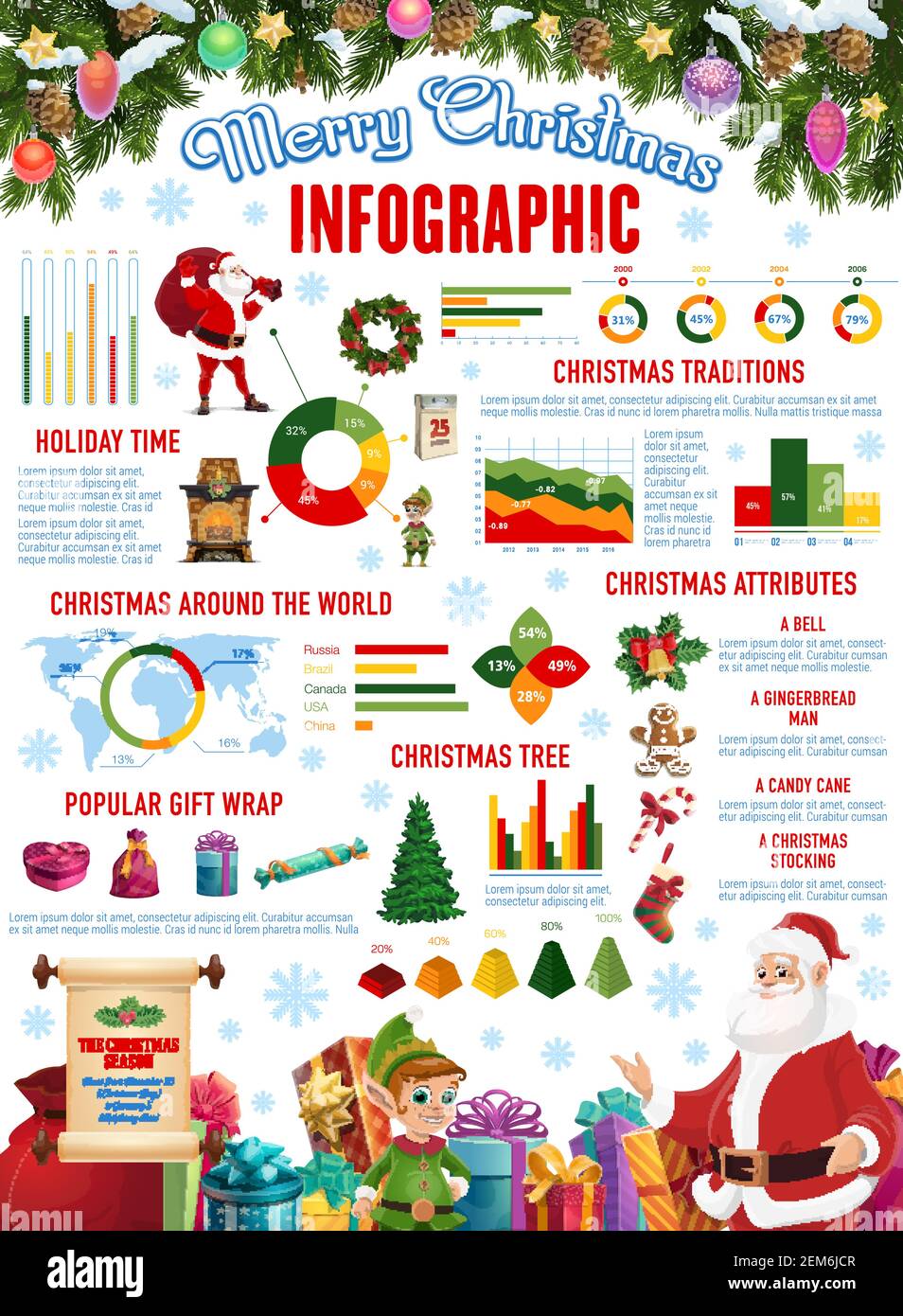 Infographic Xmas Infographic Christmas Images Free Download On