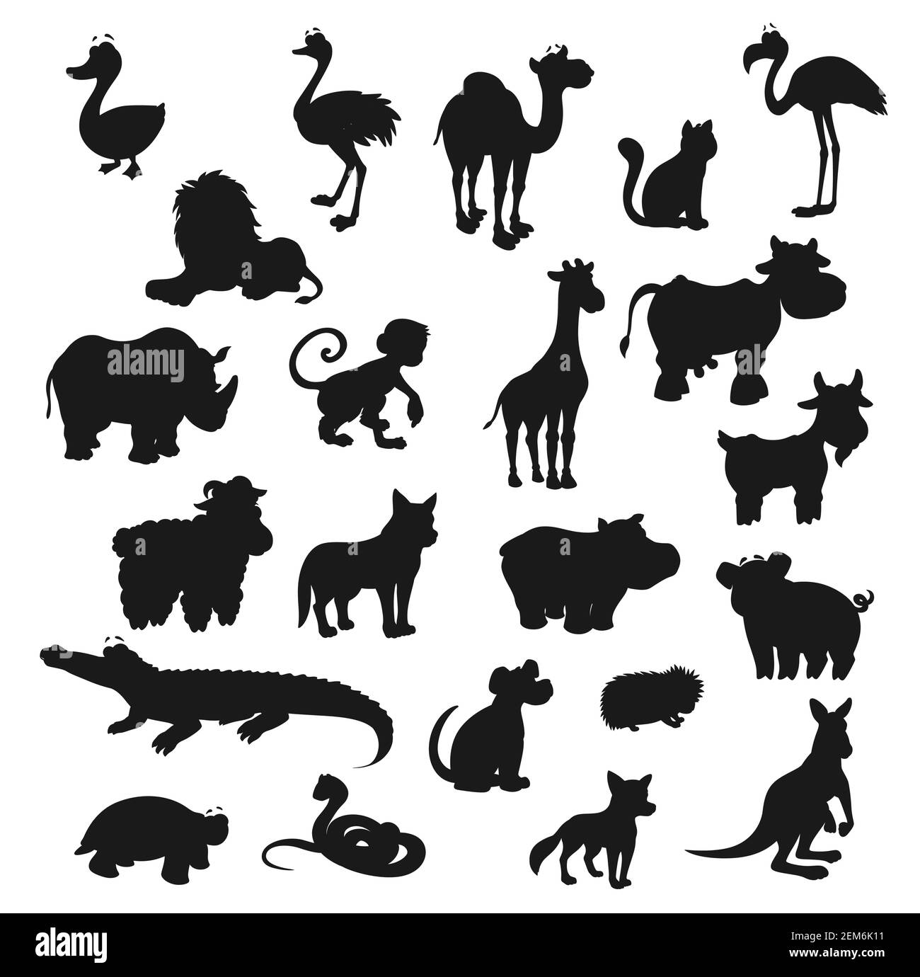 Safari Silhouette Vector