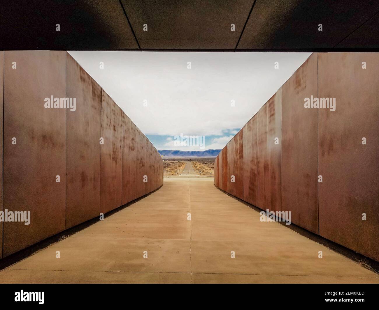 Astronaut walkway at Spaceport America in New Mexico Stock Photo - Alamy