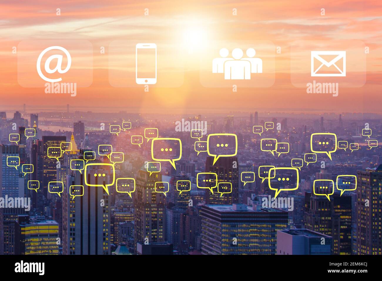 Communication concept with the key contact means Stock Photo - Alamy