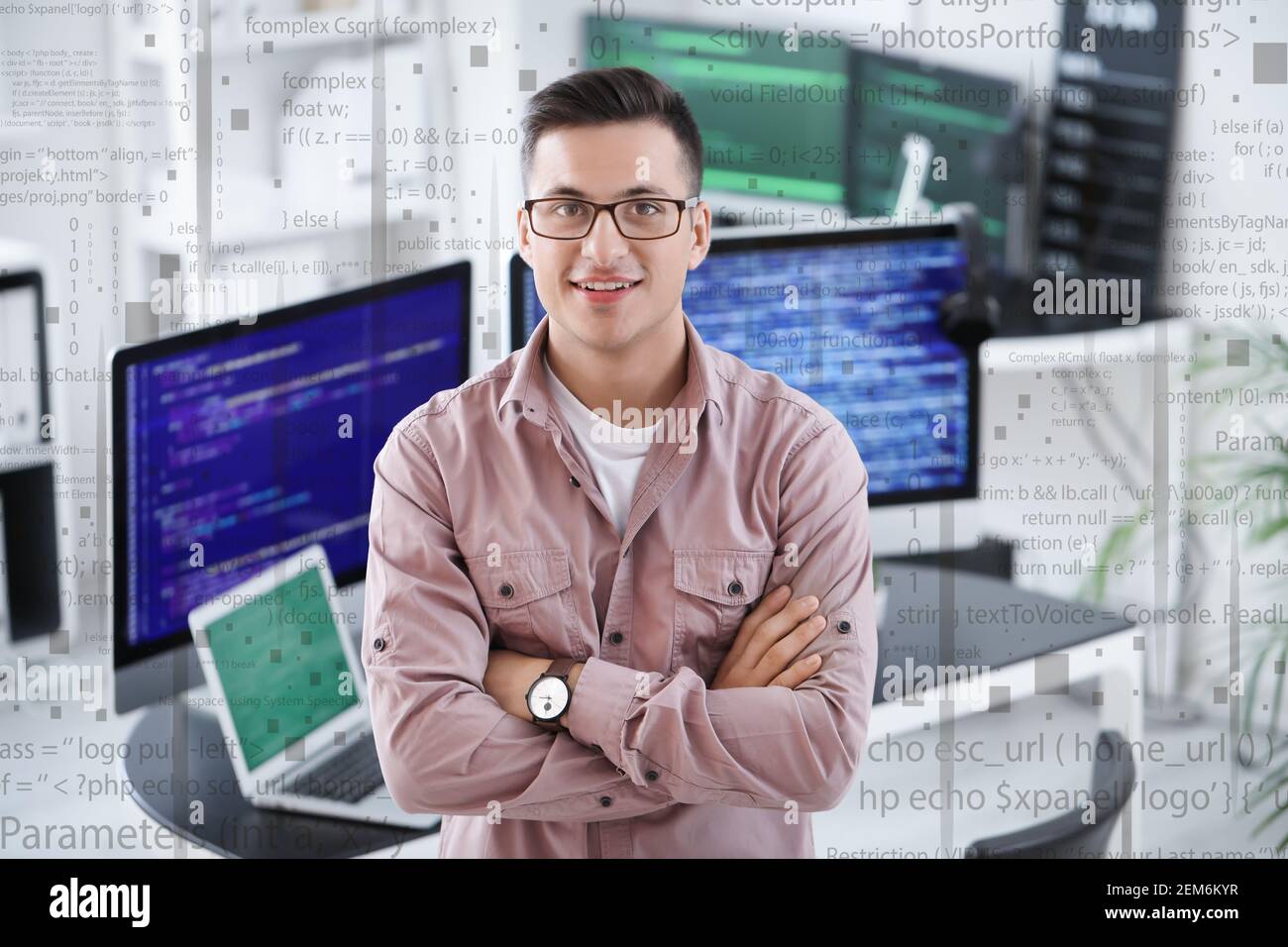 Coding creating code program hi-res stock photography and images - Alamy