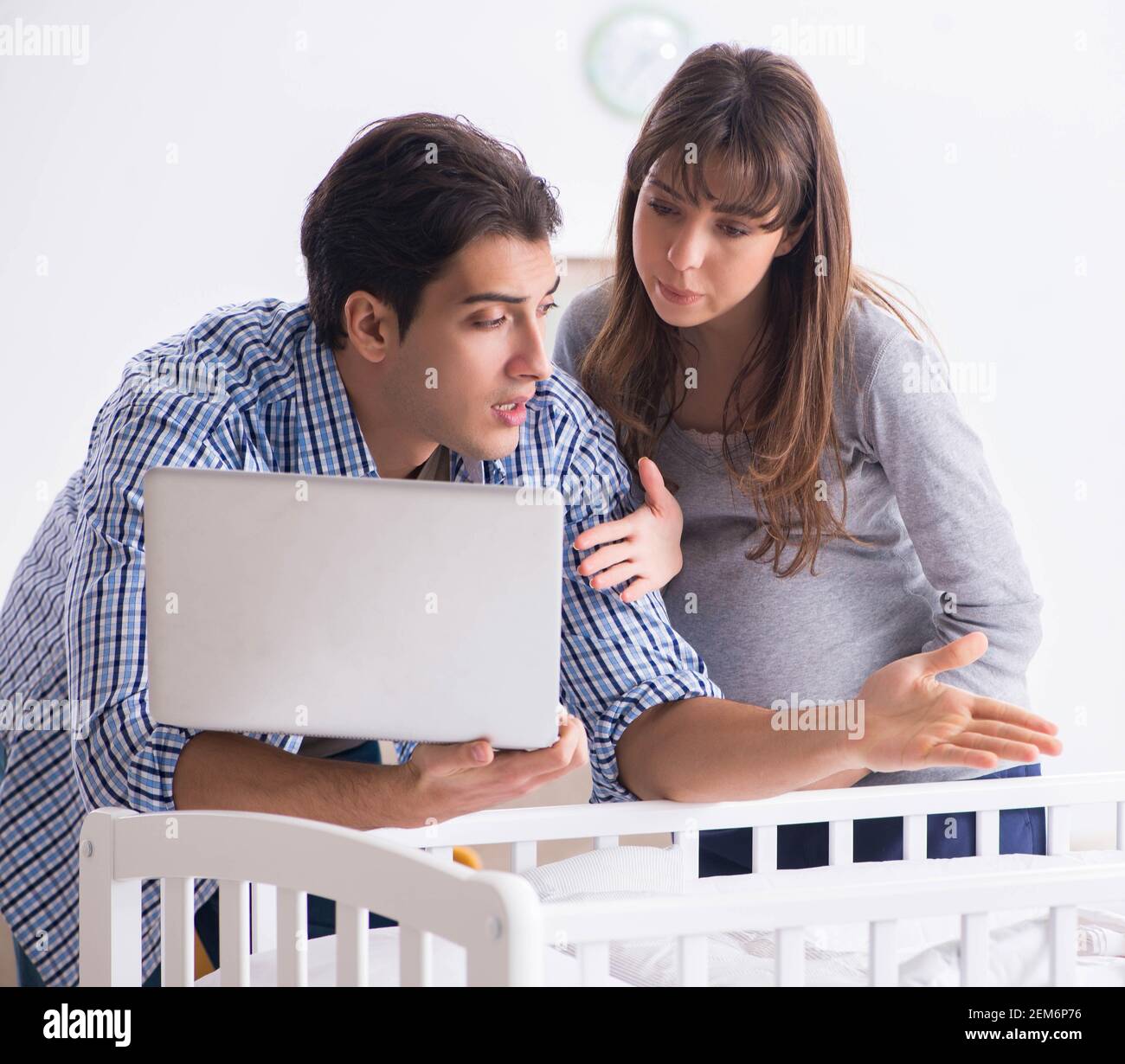The young parents expecting their first baby Stock Photo - Alamy