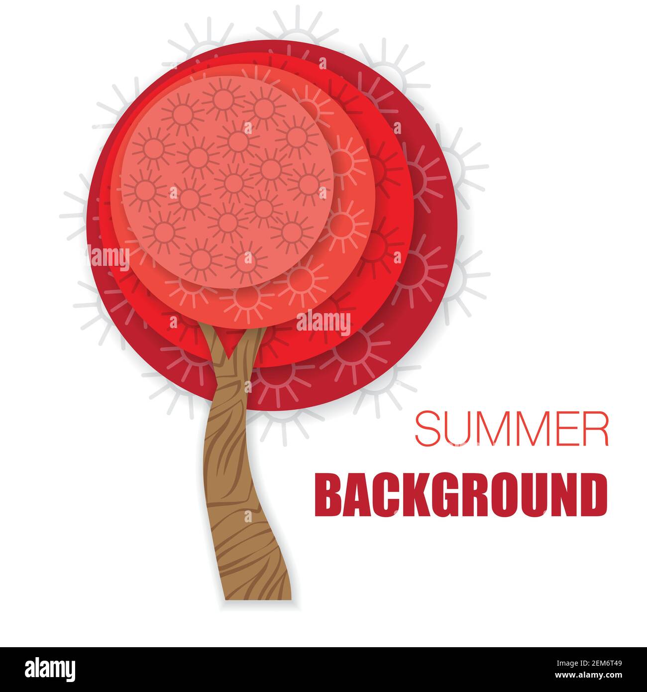 Summer element Cut Out Stock Images & Pictures - Alamy